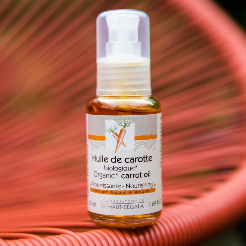 Huile de carotte certifiée BIO - Laboratoire Haut-Ségala