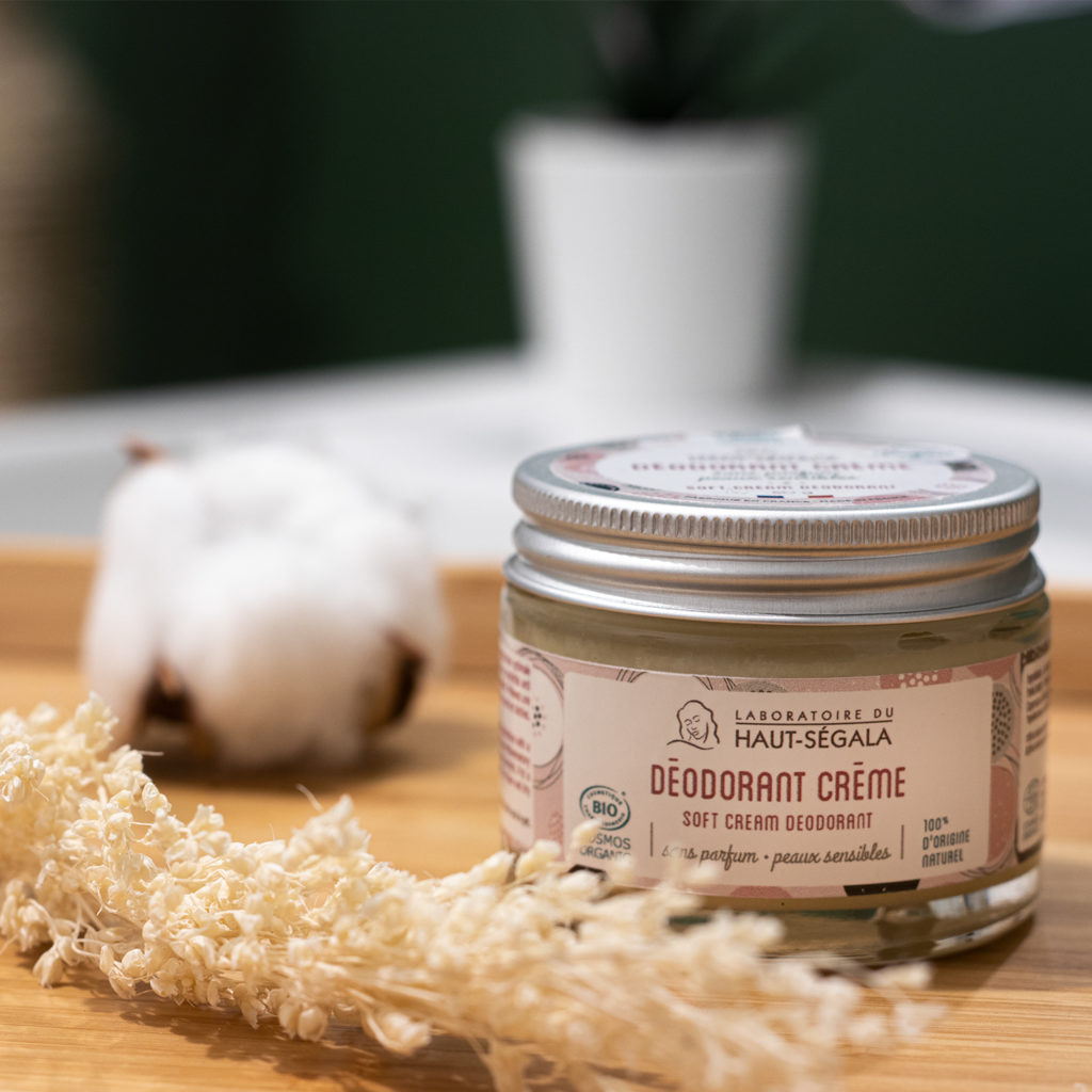Déodorant crème Sans parfum certifié BIO - Laboratoire Haut-Ségala