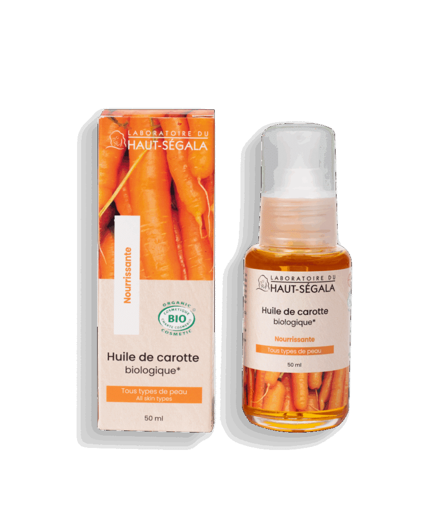 Huile de carotte certifiée BIO - Laboratoire Haut-Ségala