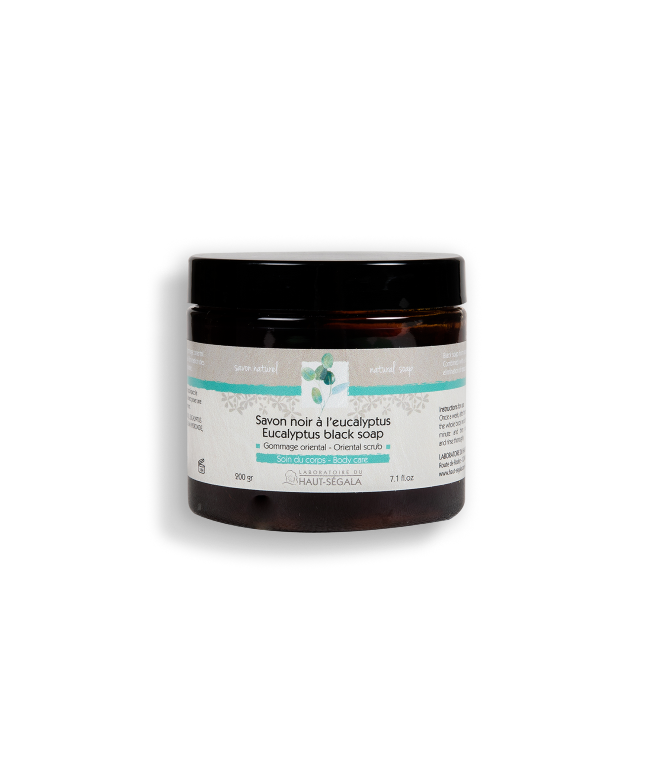 Savon noir à l'eucalyptus naturel - Laboratoire Haut-Ségala