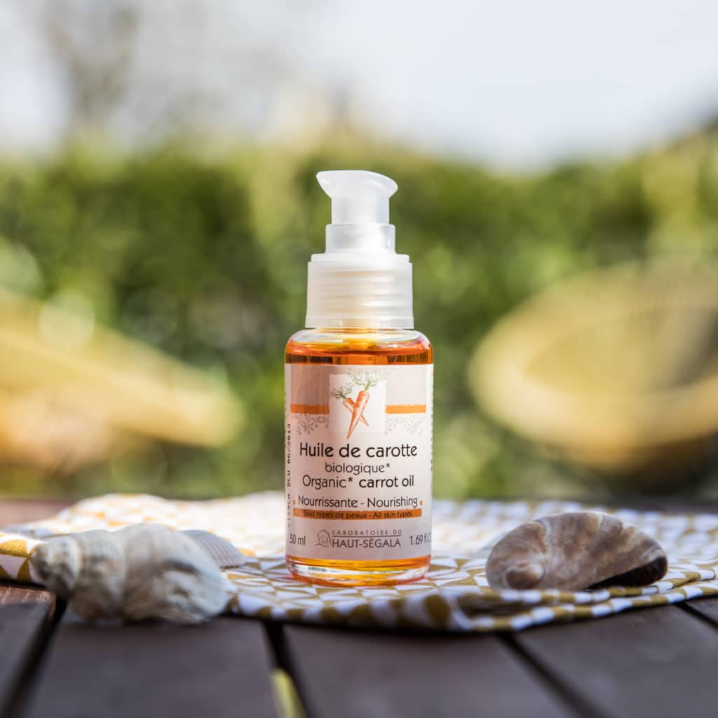 Huile de carotte certifiée BIO - Laboratoire Haut-Ségala