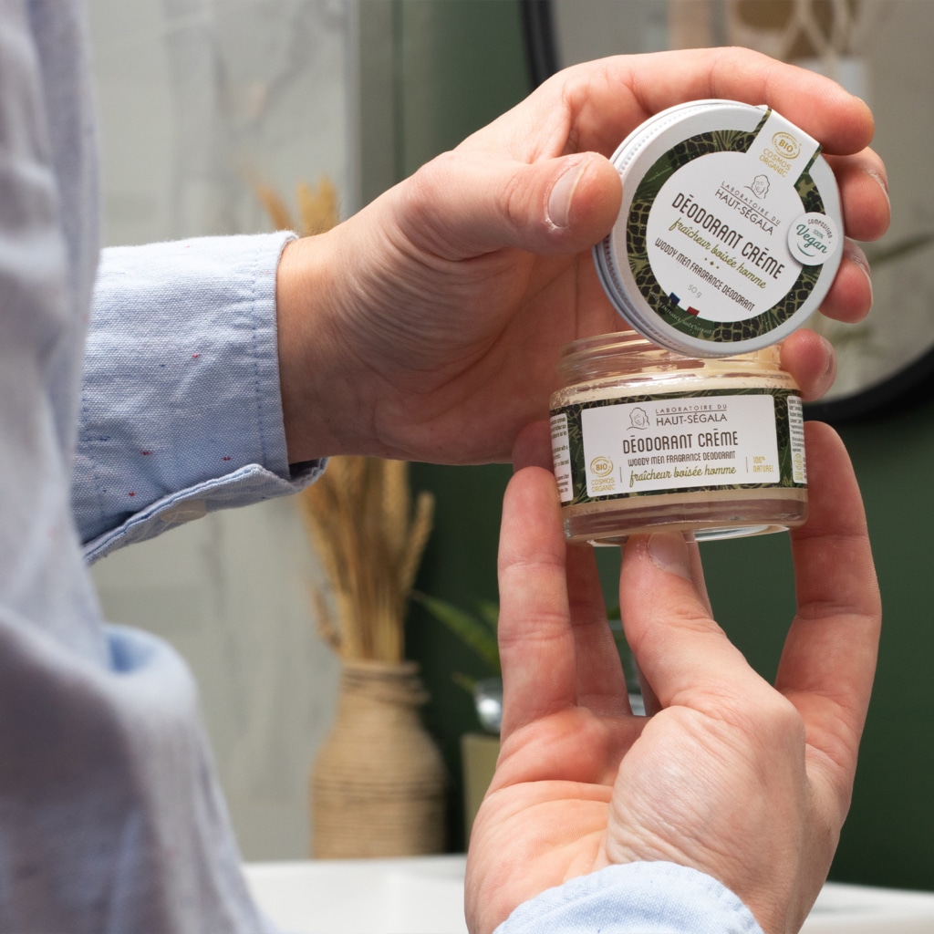 Déodorant crème Fraîcheur Boisée Homme certifié BIO - Laboratoire Haut ...